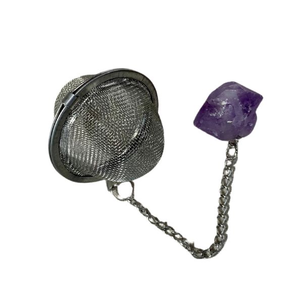 Gemstone Tea Strainer Amethyst - Snooty Catz